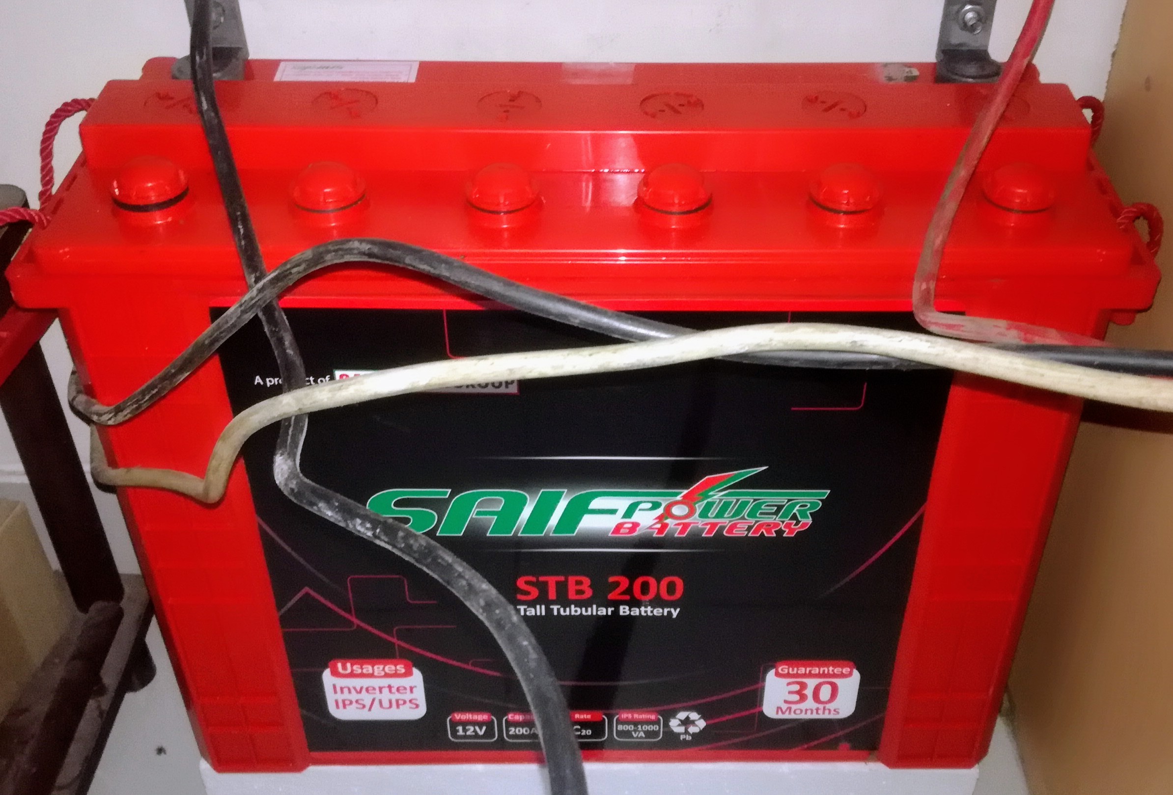 Saif Power STB 200 AH Tall Tubular Battery - TAHAESHOP | Online ...